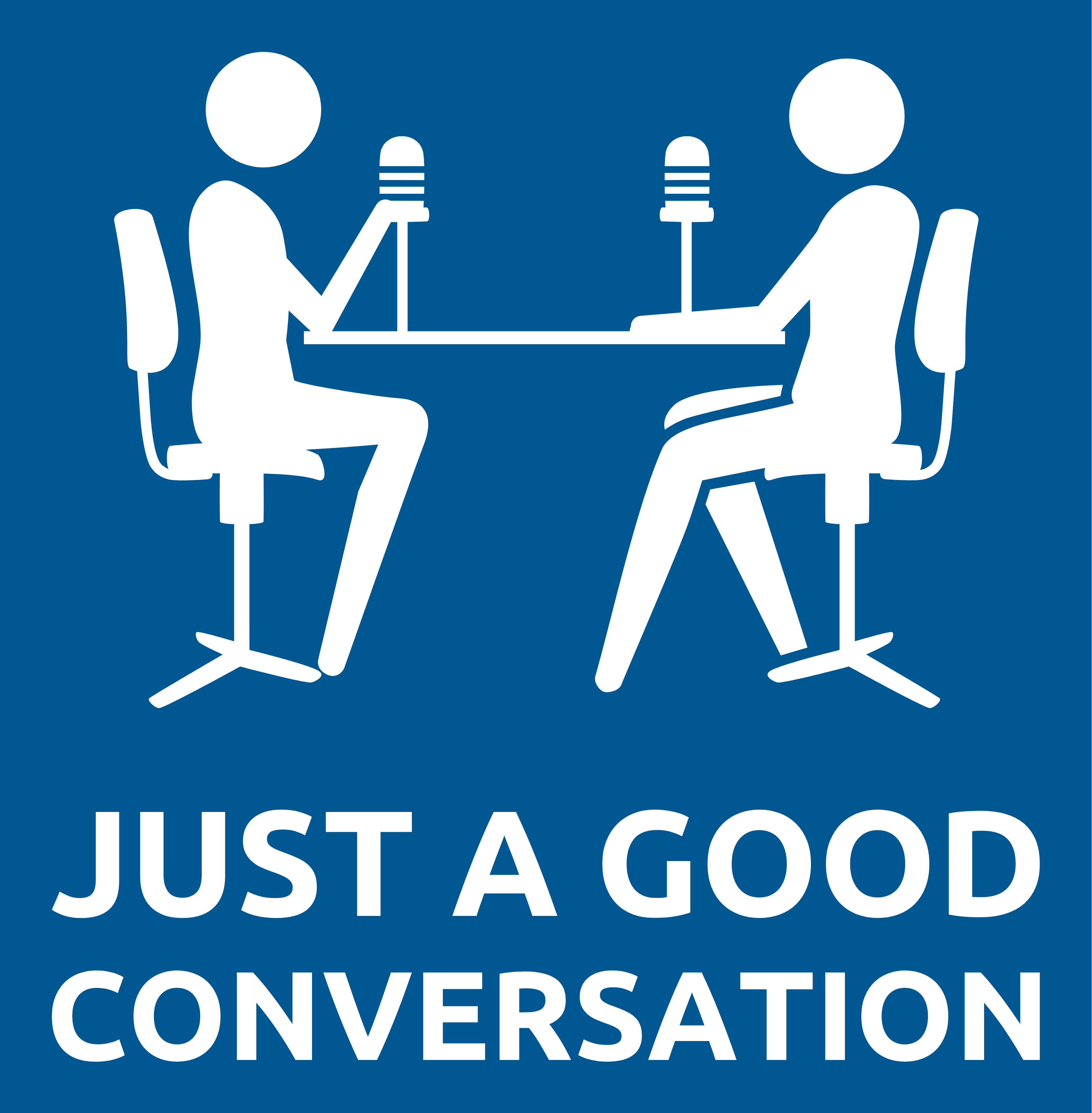 Color logo with background – Just a Good Conversation